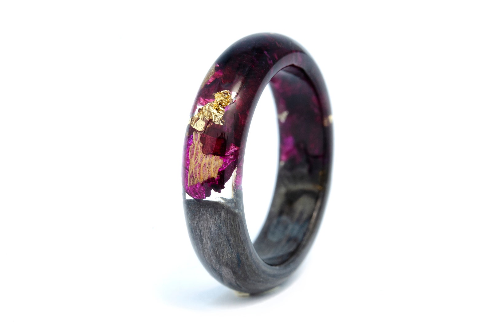 Wood Resin Rings Flower Resin Rings Mens Resin Rings Resin - Etsy