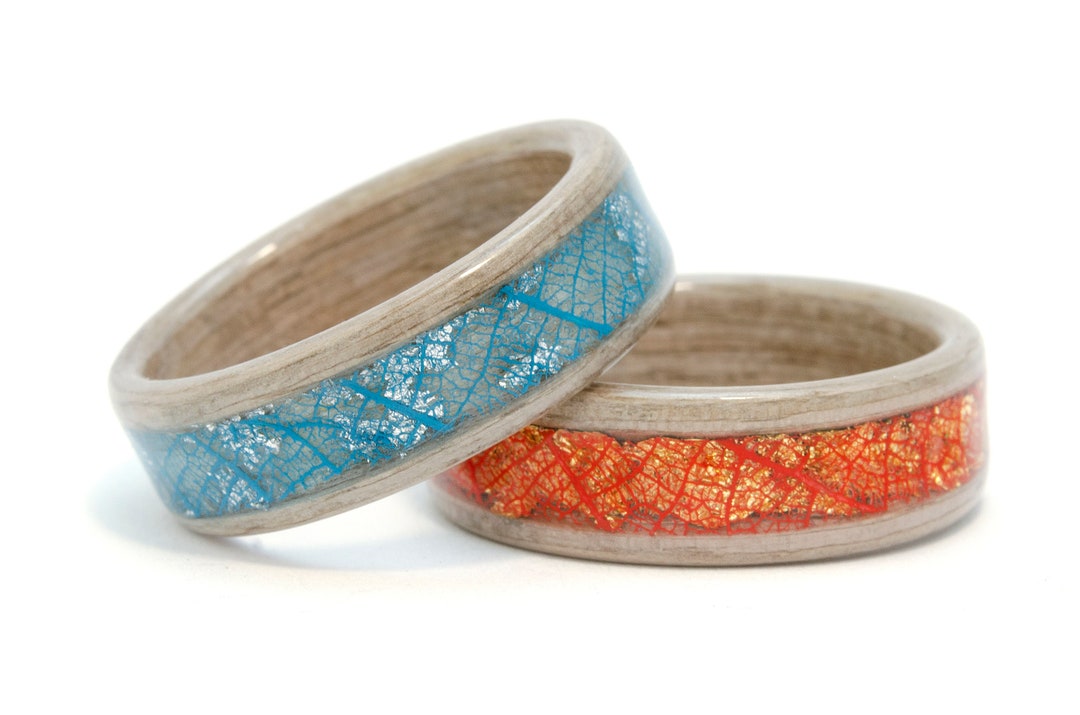 Secret Wood Ring Wooden Couple Rings Bentwood Rings Wood - Etsy