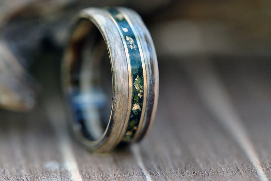 Ring wood wood rings for men 5 Year Anniversary Wooden | Etsy