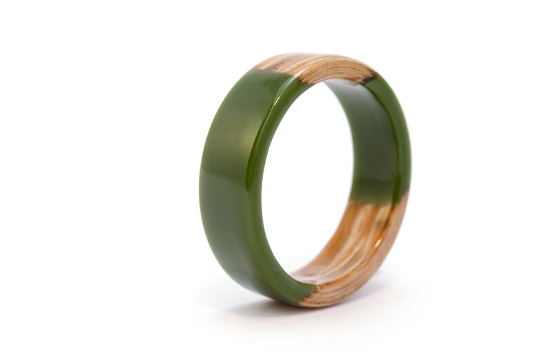 Olive Ring Ring Wood Womens Wood Ring Personalized Ring - Etsy