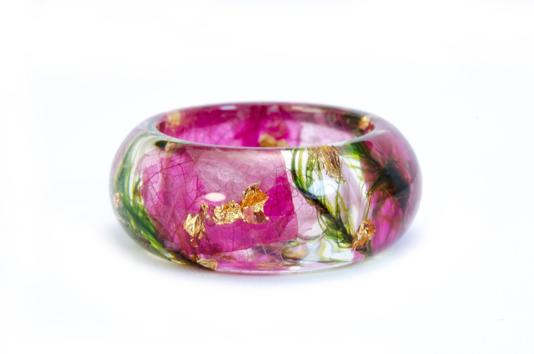 Nature Rings - Nature Inspired Rings - Resin Ring - Nature Resin Rings ...