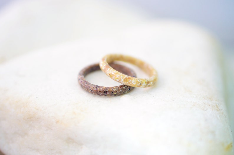 Natural stone rings for women. Stone rings for men. Handmade | Etsy