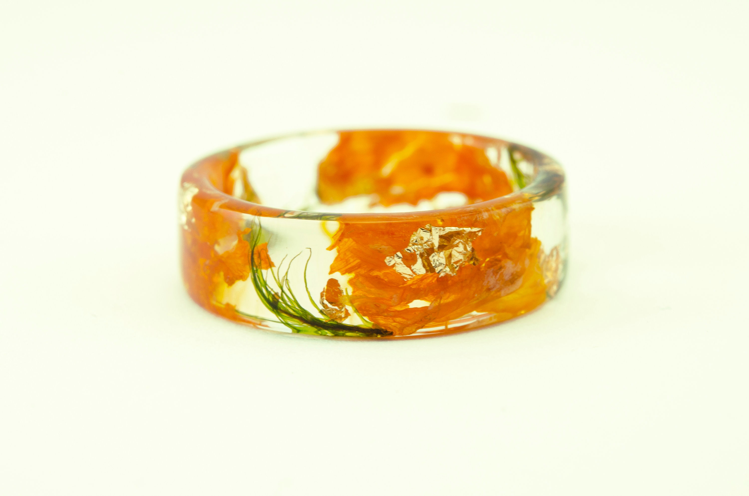Eco Resin Ring REAL FLOWER RING Nature Inspired Engagement - Etsy Canada