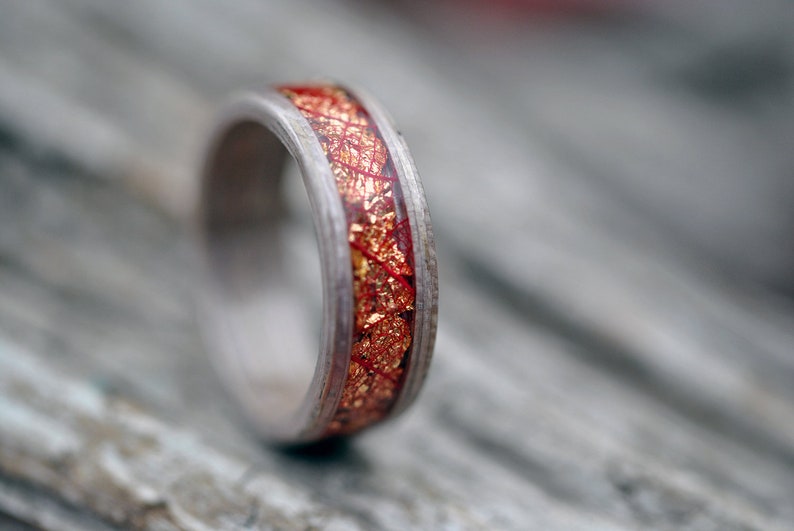 Secret wood ring wooden couple rings Bentwood Rings wood | Etsy