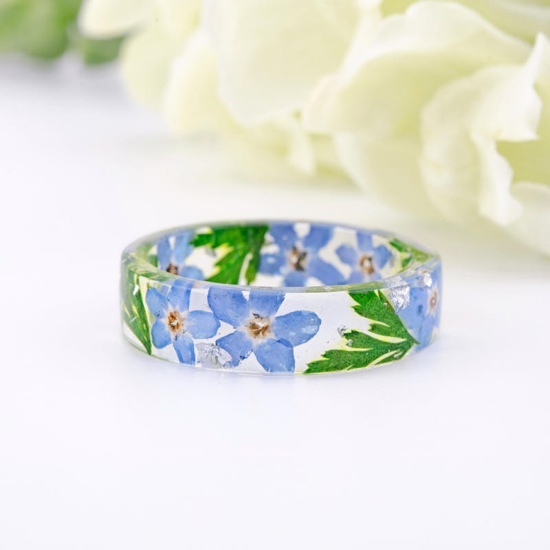Forget Me Not Ring - Etsy