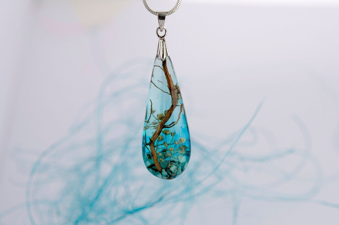 Blue Pendant Tree of Life. Tree of Life Pendant Turquoise Necklace ...