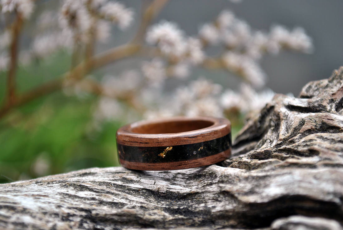 Ring wood wood rings for men 5 Year Anniversary Wooden | Etsy