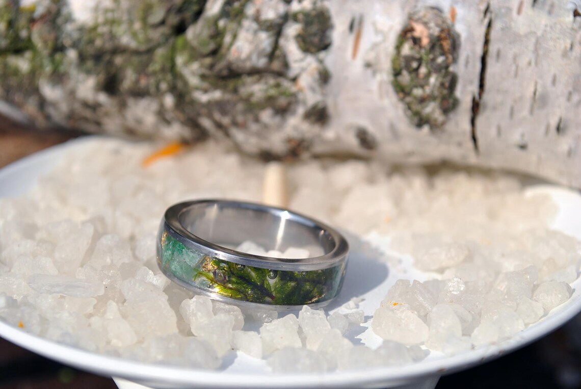 Titanium Ring Women Titanium Ring Men Titanium Ring Set - Etsy