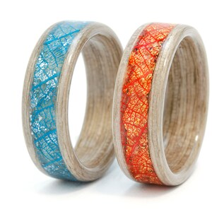 Secret Wood Ring, Wooden Couple Rings, Bentwood Rings, Wood Jewelry ...