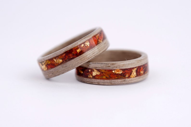 Wood Rings for Women 5 Year Anniversary 5th Anniversary Wood | Etsy