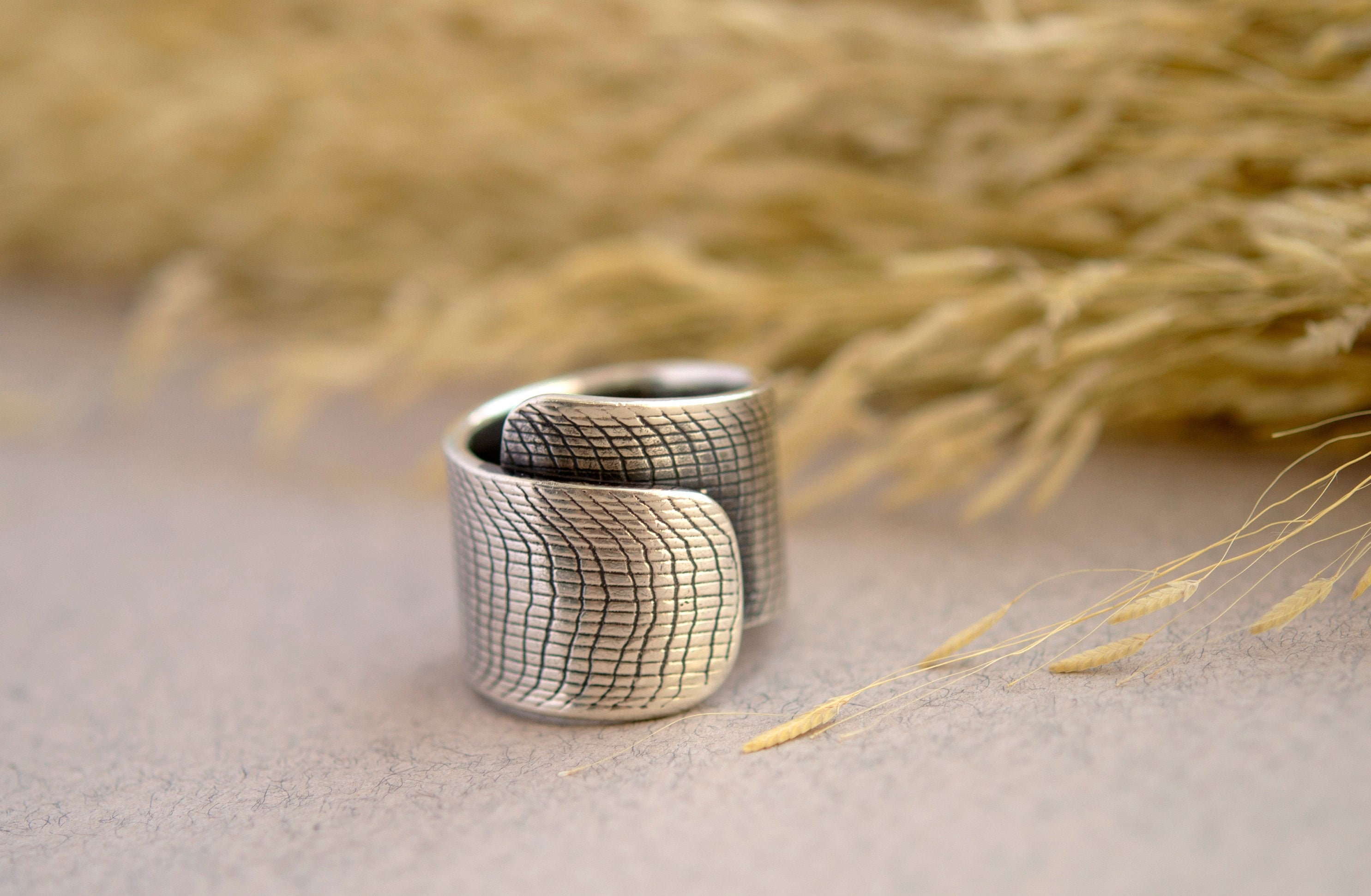 Women's Wide Band Ring. Women's Silver Ring. Silver - Etsy UK
