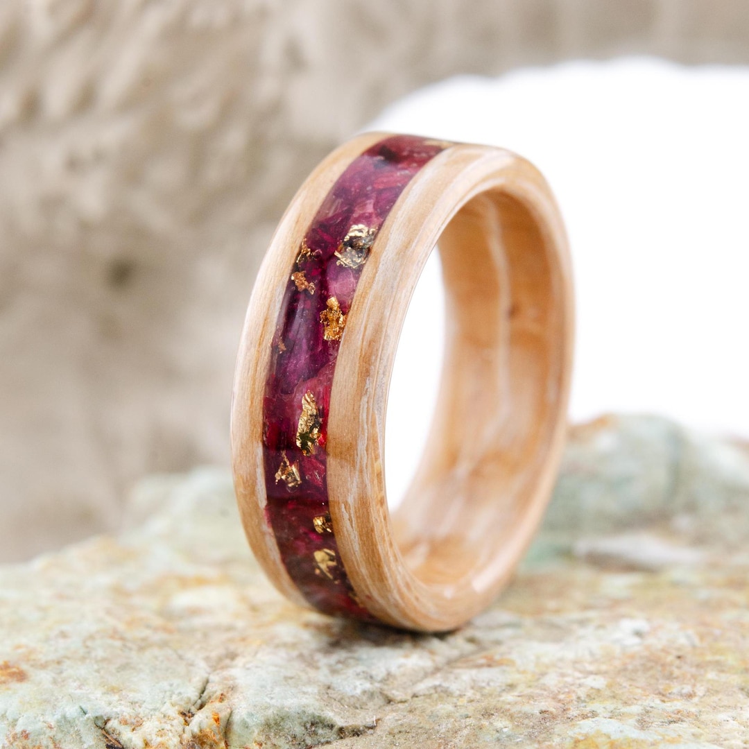 Wood Ring Women 5 Year Anniversary Wooden Engagement Rings Wood Rings ...