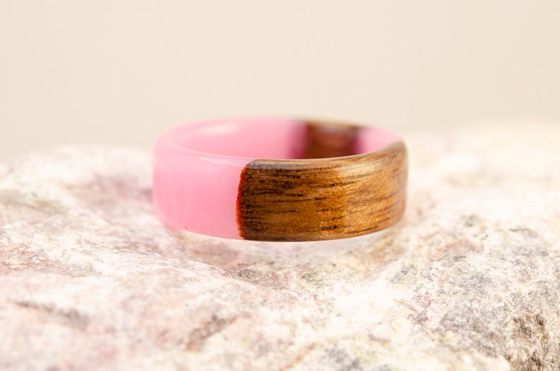 Pink Ring Bright Pink Ringring for Girl Pretty Pink Glitter - Etsy