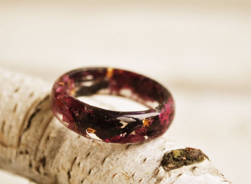 Nature Rings Nature Inspired Rings,real Plant Jewellery Eco Ring, Real ...