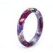 Resin Ring With Pressed Iris Petals, Resin Ring With Burgundy Tulip ...