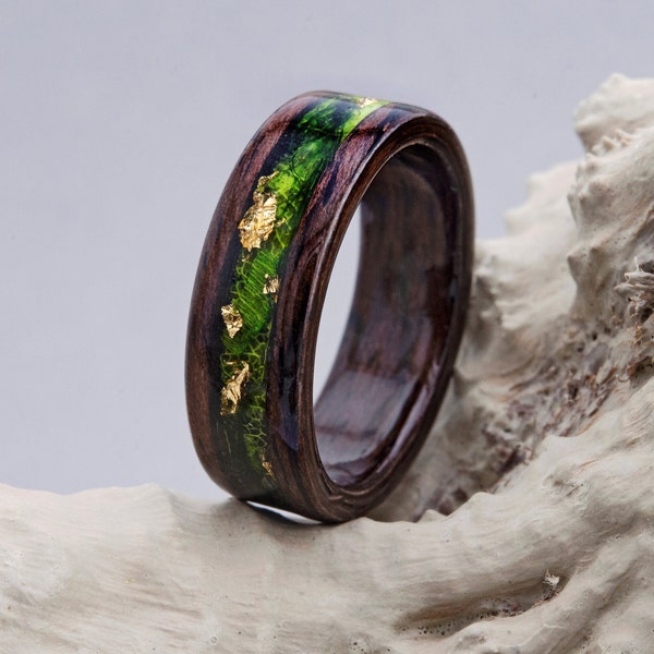 Mens Wood Ring - Etsy