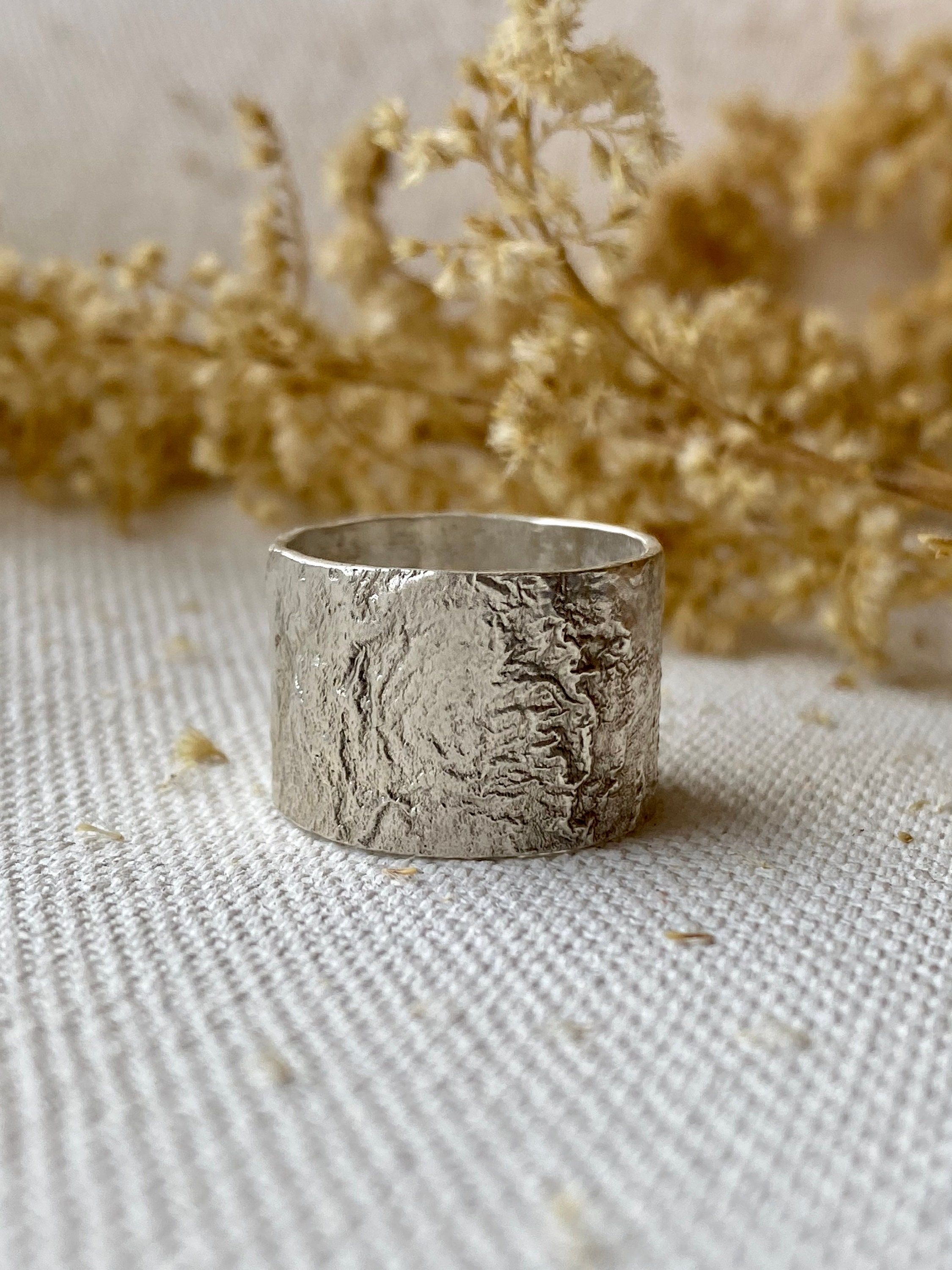 Women's Silver Ring. 925 Silver Rings, Silver Foil Rings, Convex Rings ...