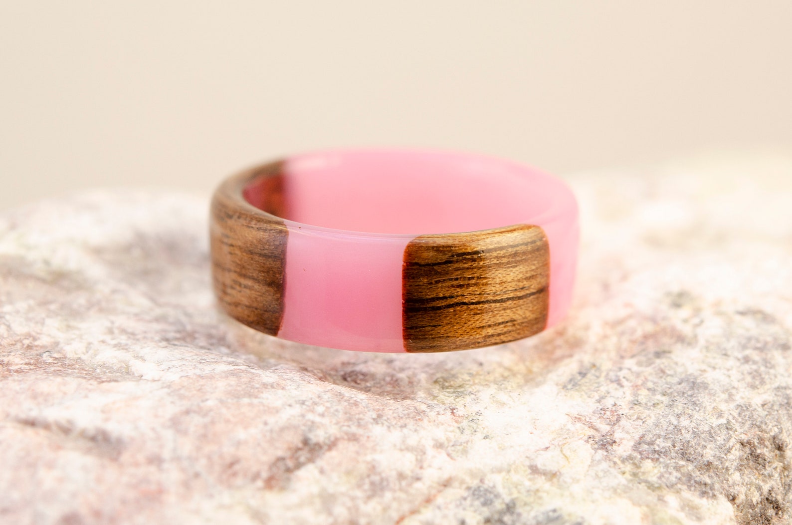 Pink Ring Bright Pink Ringring for Girl Pretty Pink Glitter - Etsy
