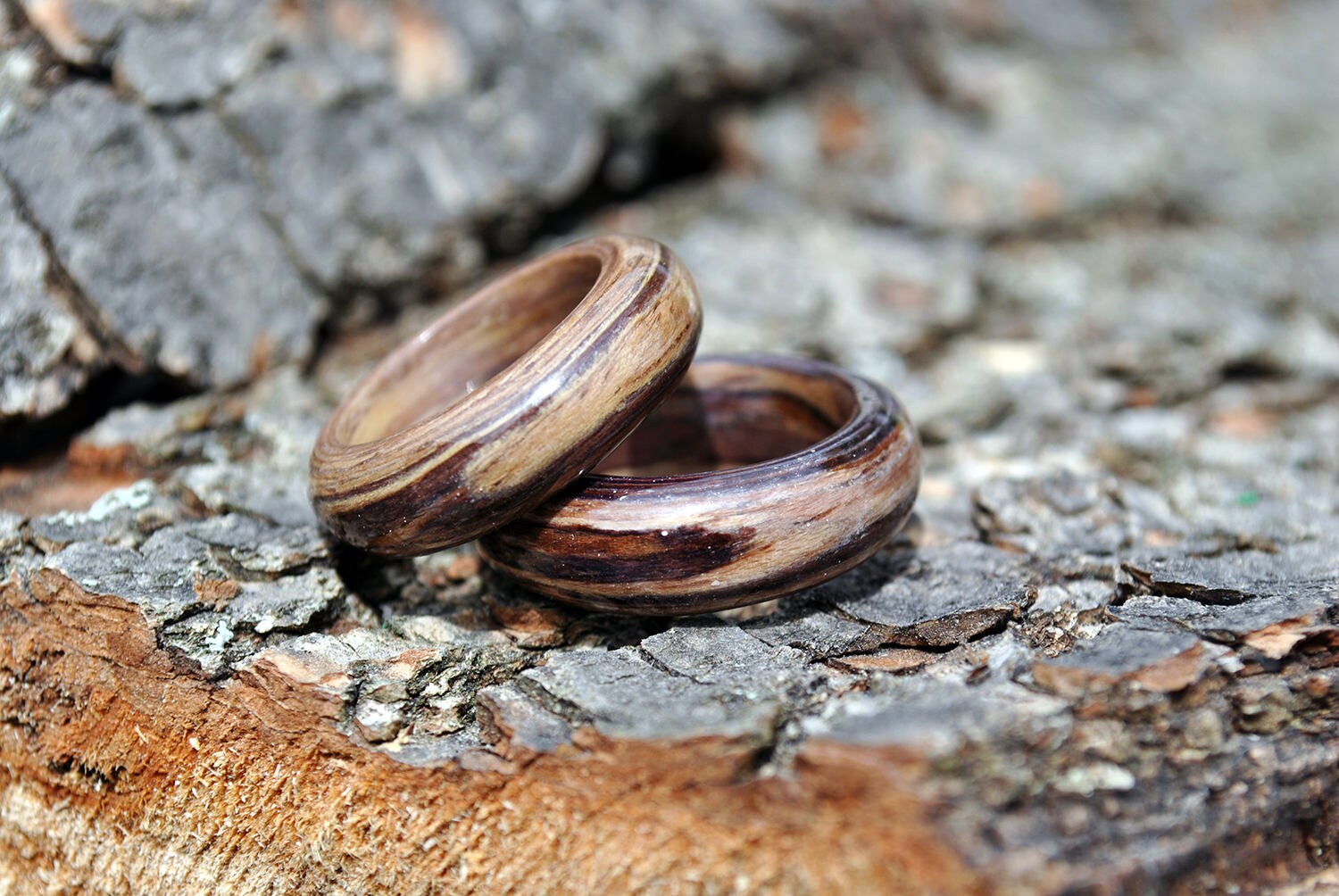 Wooden Wedding Anniversary Handcrafted Wood Wedding Ring | Etsy