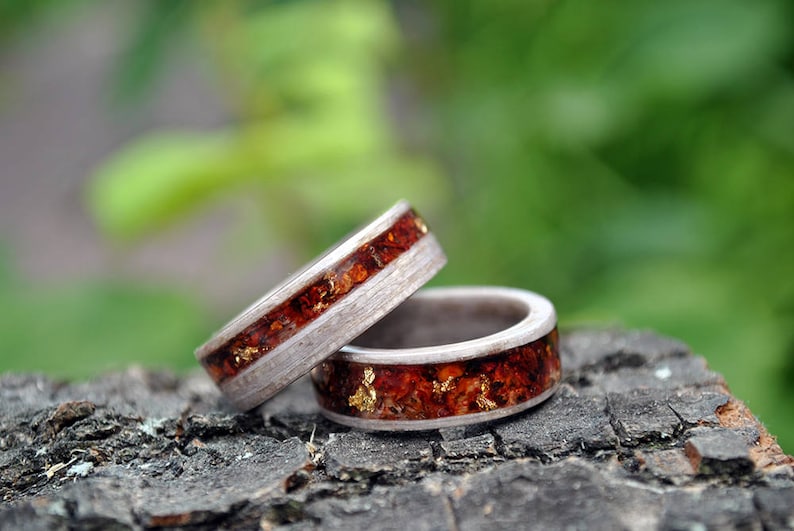 Wood Rings for Women 5 Year Anniversary 5th Anniversary Wood | Etsy