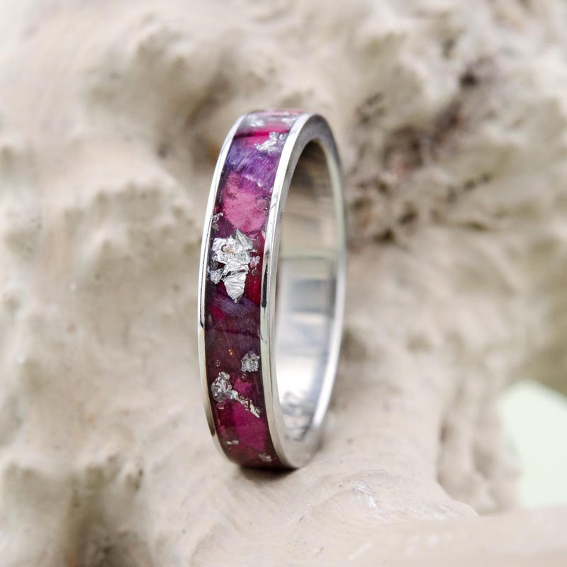 Purple Wedding Ring - Etsy