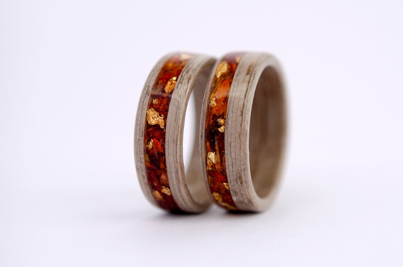 Wood Rings for Women 5 Year Anniversary 5th Anniversary Wood | Etsy