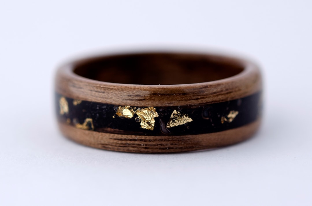 Ring Wood, Wood Rings for Men, 5 Year Anniversary, Wooden Engagement ...