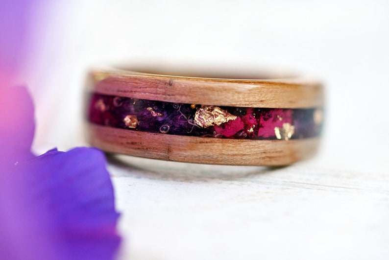 Wood Ring Women 5 Year Anniversary Wooden Engagement Rings - Etsy