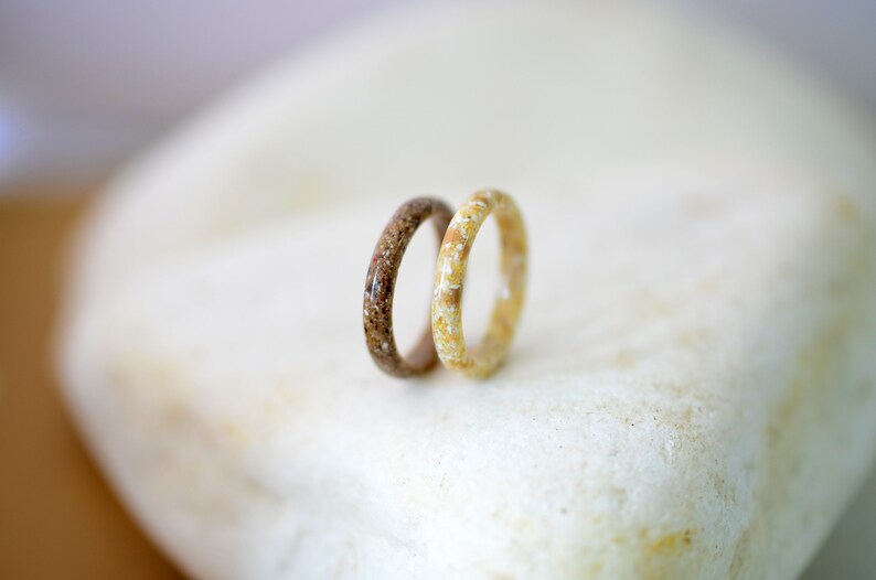 Natural stone rings for women. Stone rings for men. Handmade | Etsy