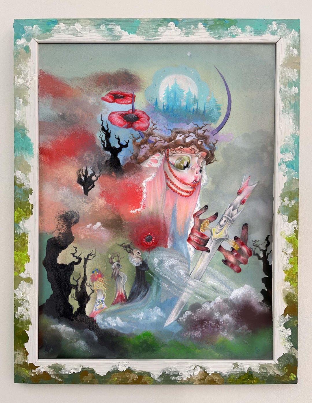 The Lady of Avalon - ORIGINAL Artwork - Painting Arthurian Legends ...