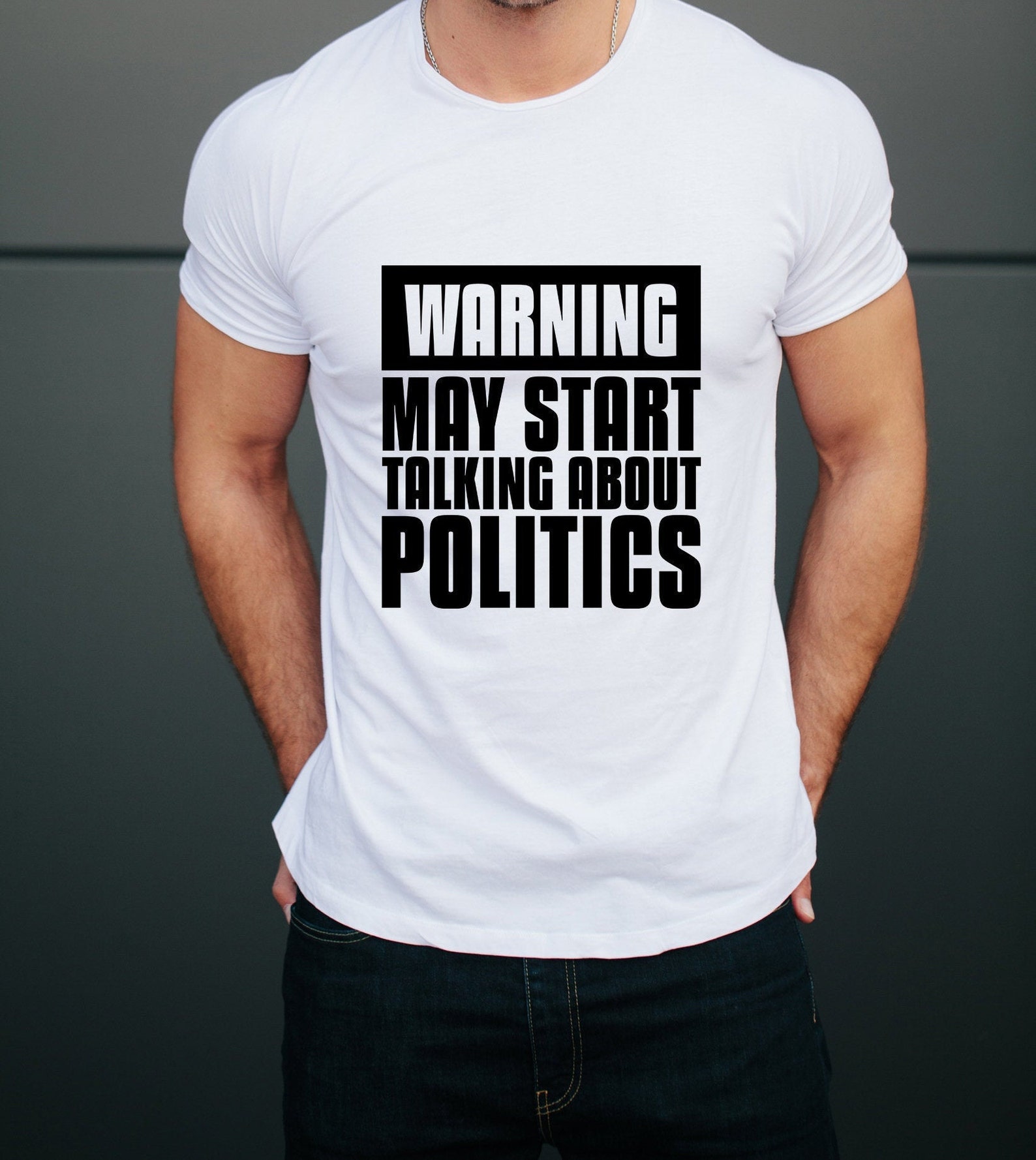 Funny Political T Shirts Gift For Political Junkies Warning | Etsy