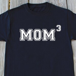 Mom of 3 Shirt Mothers Day Gift New Mom Mothers Day Tee Mom Third Time ...