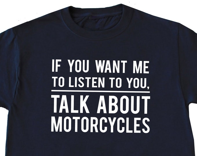 Motorcycle T-shirt Funny Motorcyclist Shirt Gift for Biker - Etsy