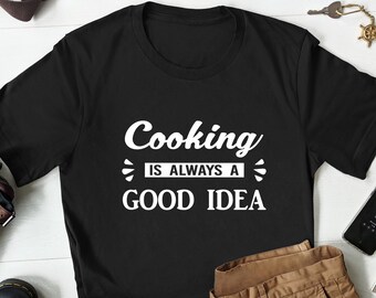 Funny Cooking Shirt never Trust A Skinny Cook - Etsy