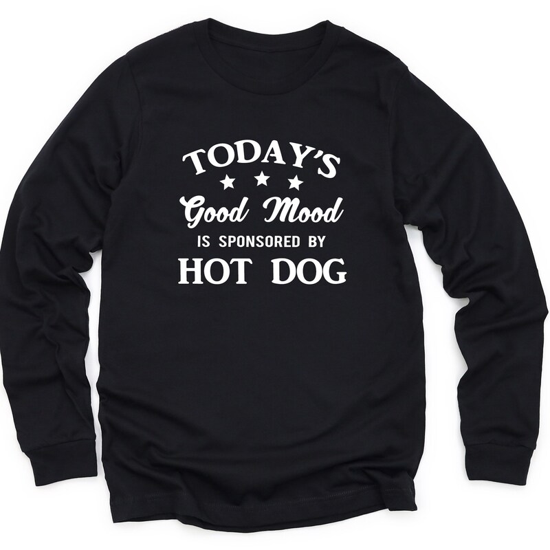 Hot Dog Long Sleeve Tshirt - Etsy