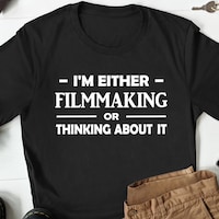 About to Make A Scene Shirt, Funny Filmmaking Shirt, Film Director Gift ...