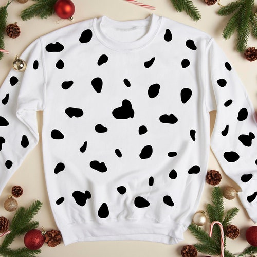 Dalmatian Sweatshirt Halloween Them Costume Dalmatian - Etsy