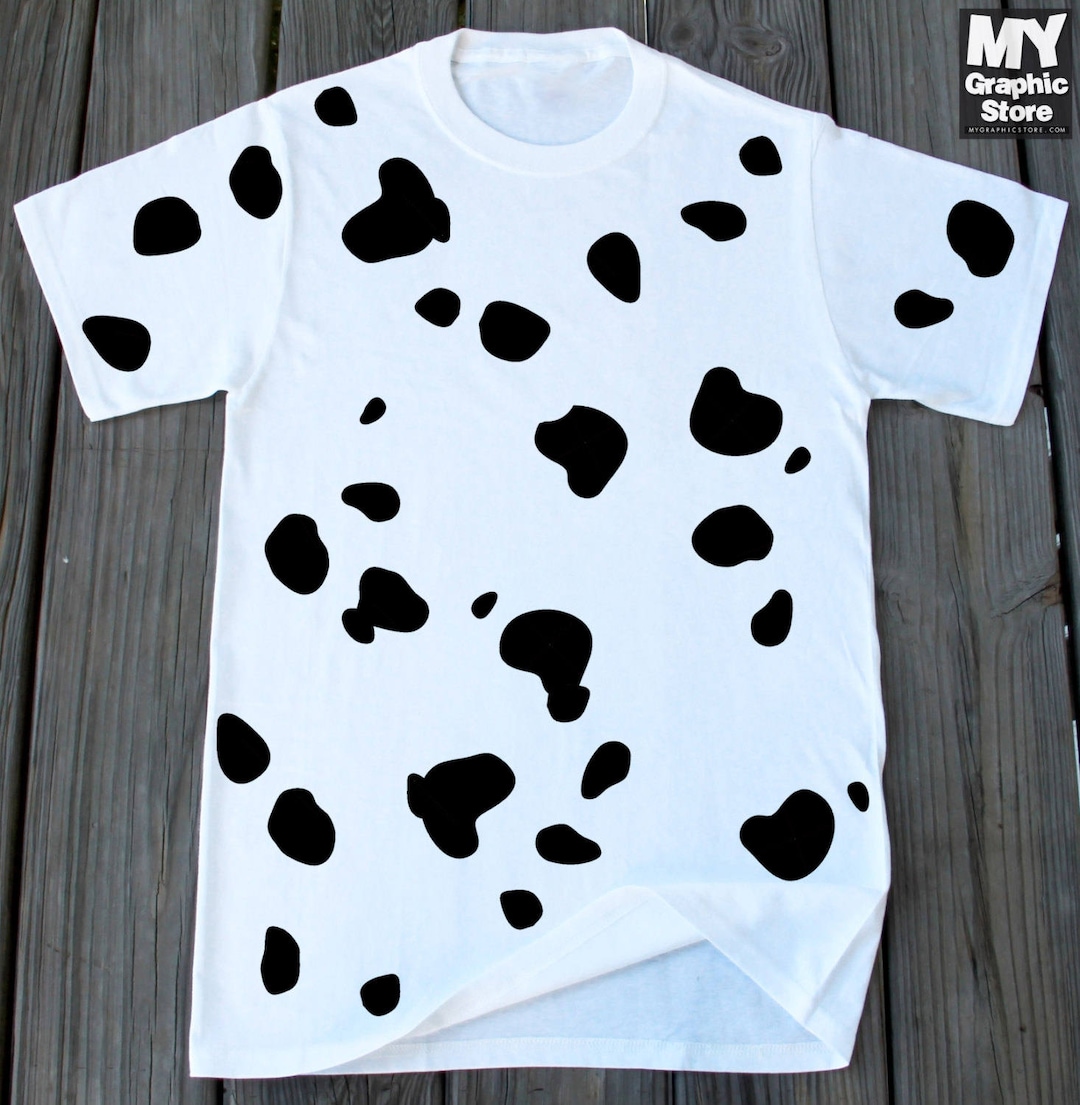 Dalmatian Print T Shirt Animal Dalmatian Dog Print Shirt Dalmation ...