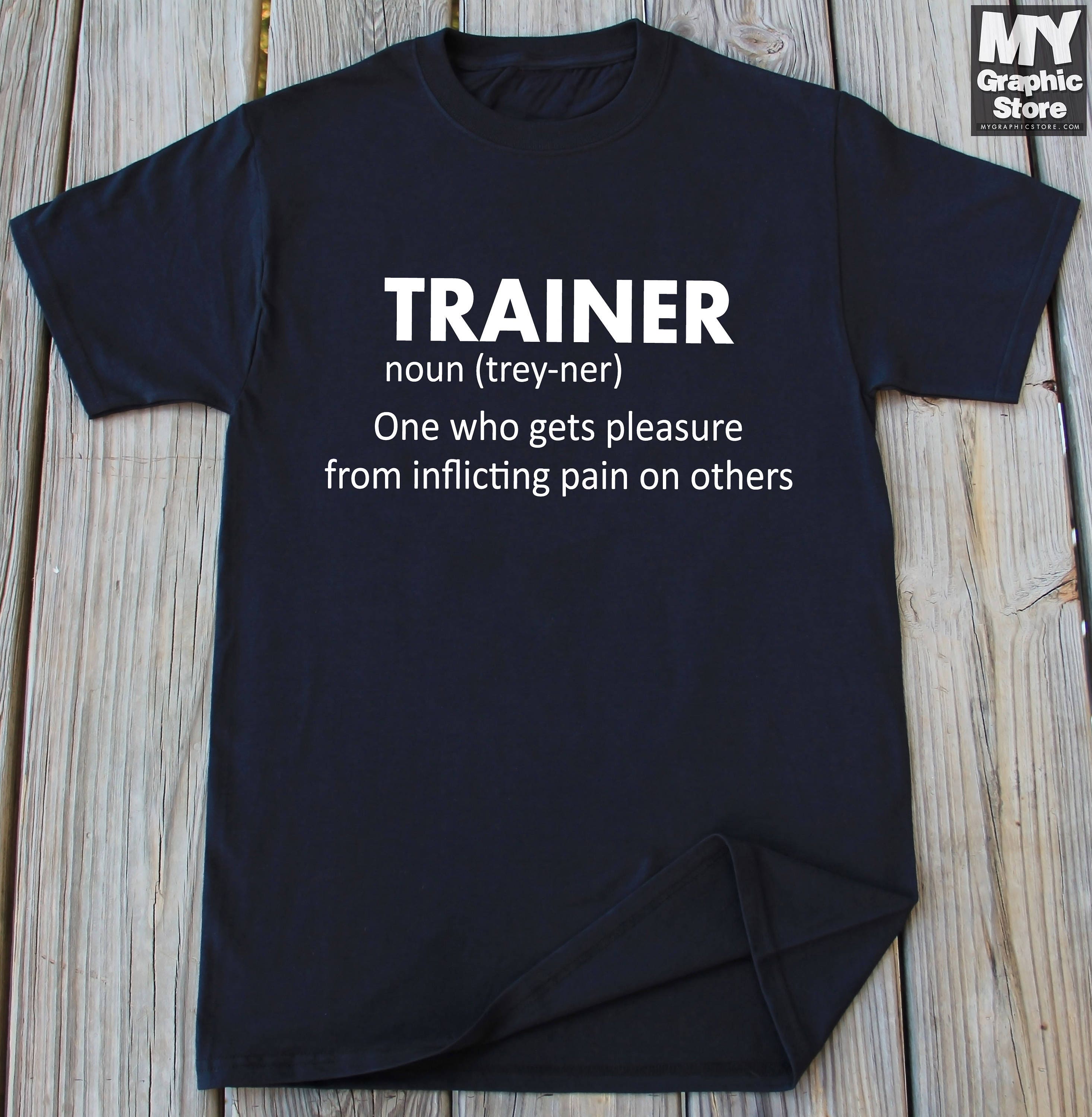 Trainer T Shirt Funny Gift for Trainer Coach Shirt Gym Trainer | Etsy