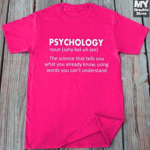 Psychology T-shirt Christmas Gift Funny Psychology Shirt Gift for ...