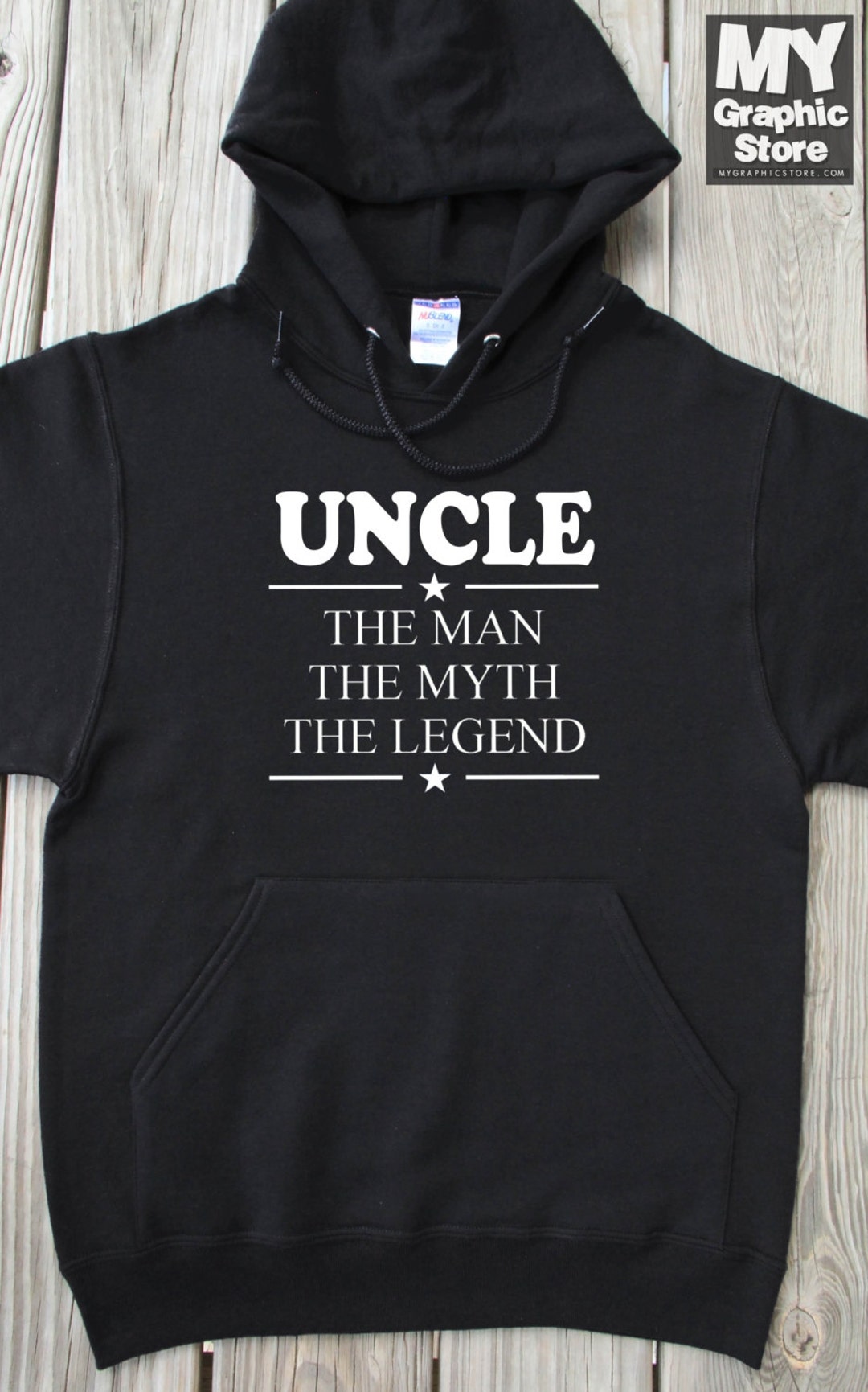 Uncle the Man the Myth the Legend Hoodie Gift for Uncle Fathers Day ...