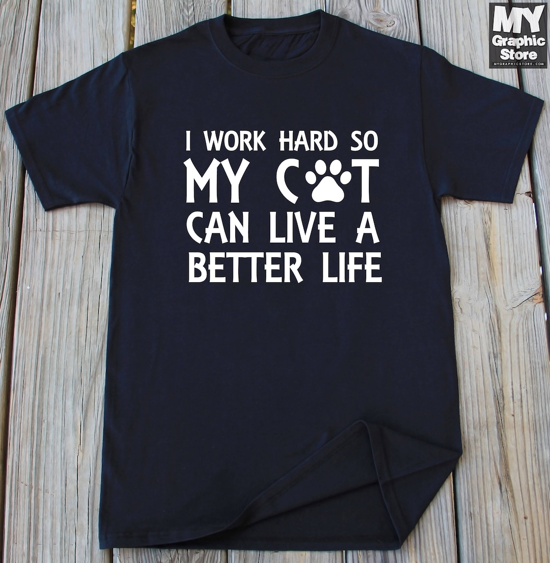 Cat Lover Gift, Funny Cat Shirt, Pet Cats T-shirt, Pet Lover Gift, Cat ...