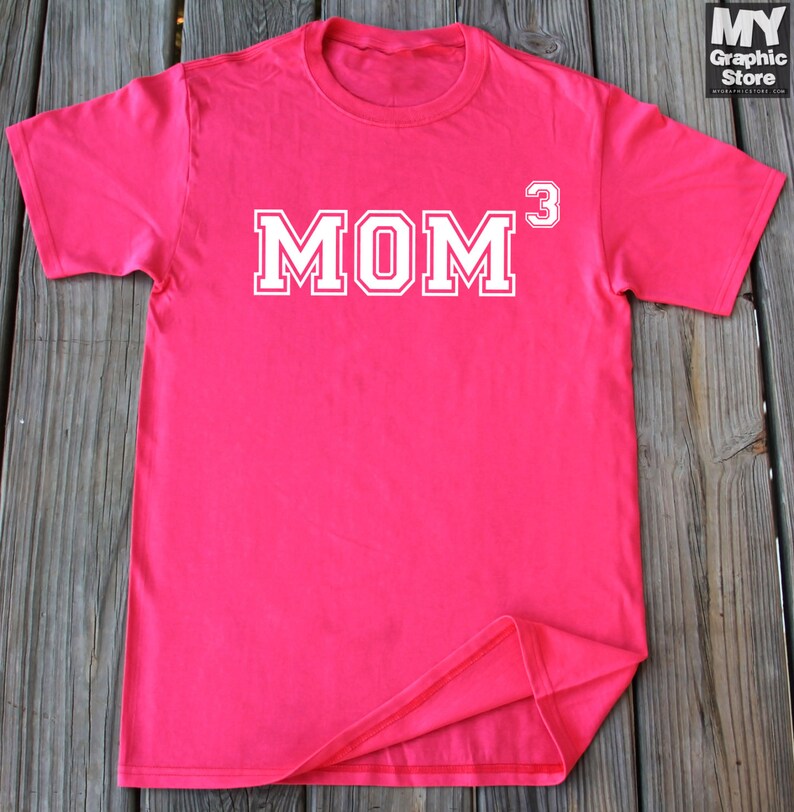 Mom of 3 Shirt Mothers Day Gift New Mom Mothers Day Tee Mom - Etsy