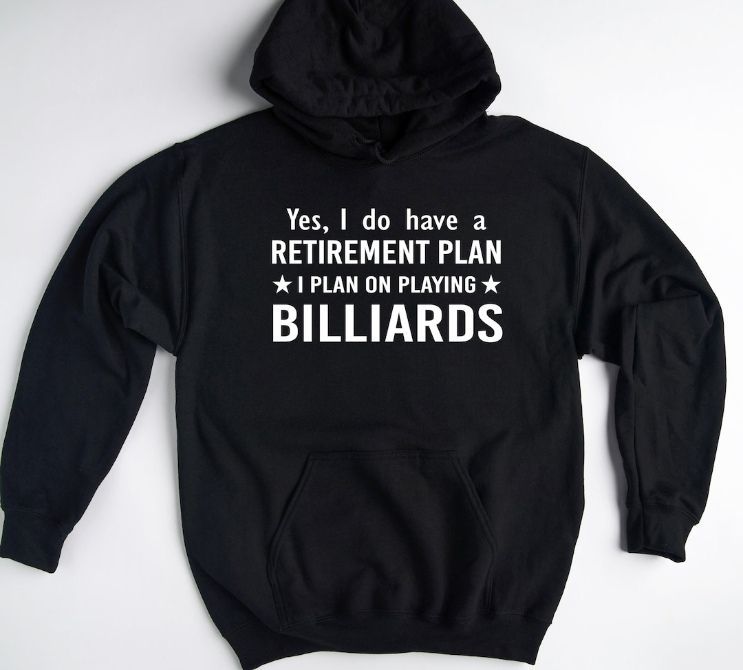Pool Player Retirement Gift, Billiards Hoodie, Billiards Sweatshirt ...