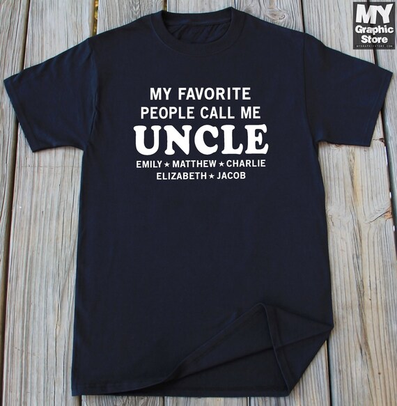 Personalized Uncle Shirt Uncle Shirt Uncle Gift Custom - Etsy
