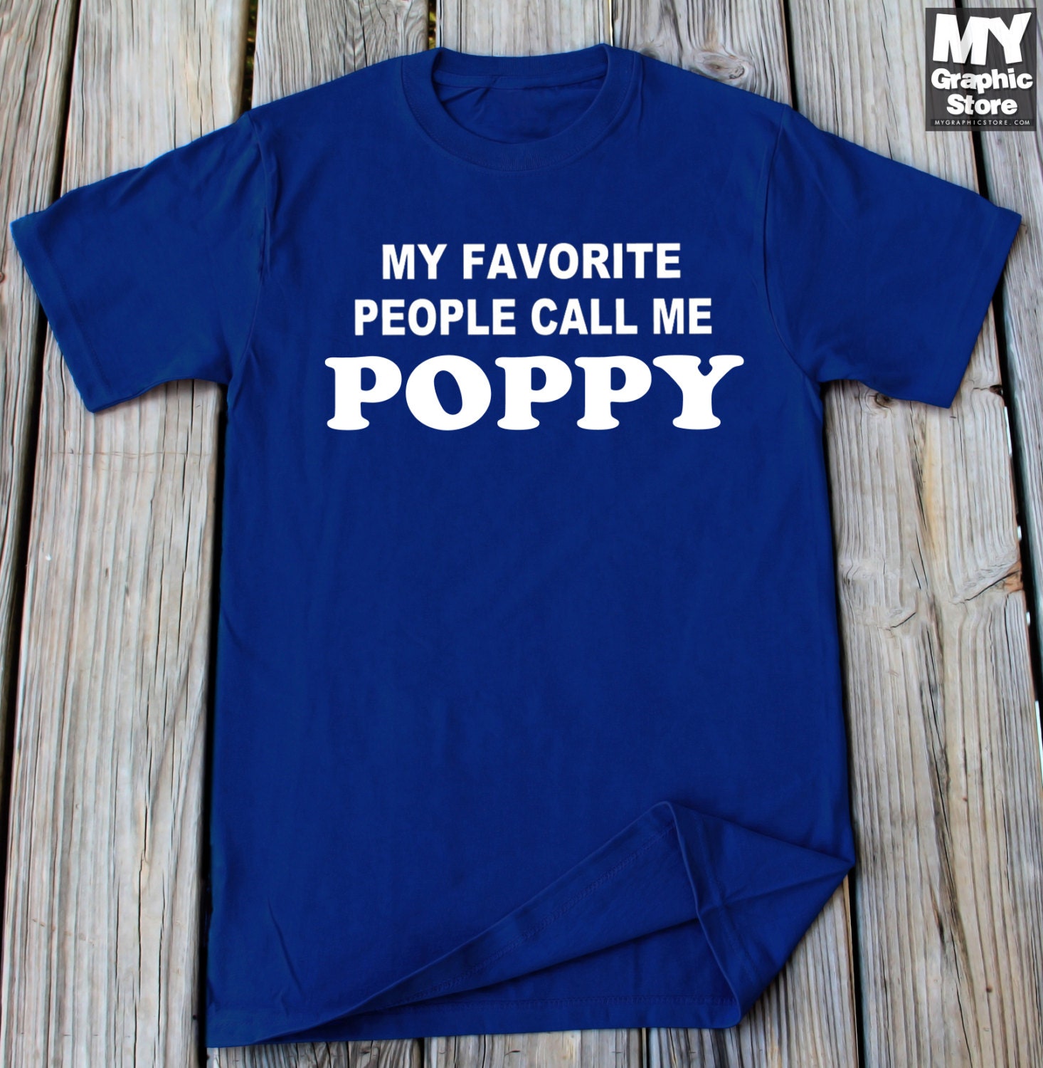Poppy Shirt Grandpa T-shirt My Favorite People Call Me Poppy - Etsy