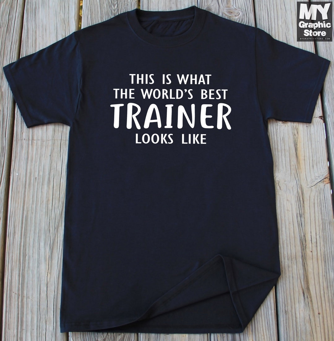 Trainer Gift Coach Shirt Trainer Shirt Gym Trainer Shirt - Etsy