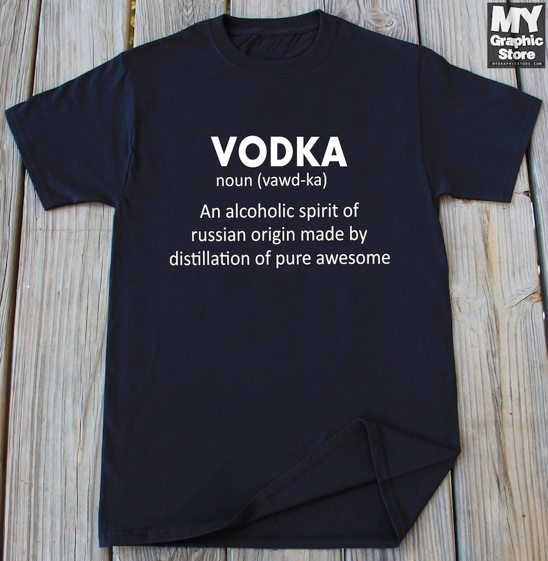 Vodka Gift Vodka Shirt Funny Vodka Shirt Vodka Drinking - Etsy