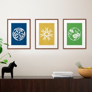 Japanese Designs 2 Minimalist Printable Poster Set, Asian Decor, Asian ...