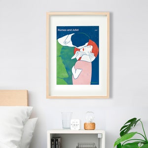 Romeo and Juliet, Shakespeare - Medium Literary Poster, Literary Gift ...